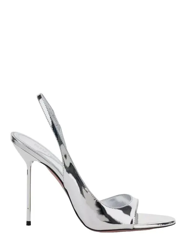 Jeffrey Campbell Slingback Stiletto Sandals - Silver