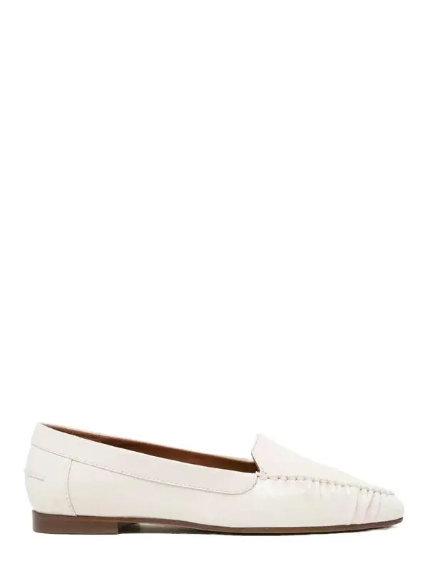 POLLINI Whipstitch-trimmed Loafers - Neutrals