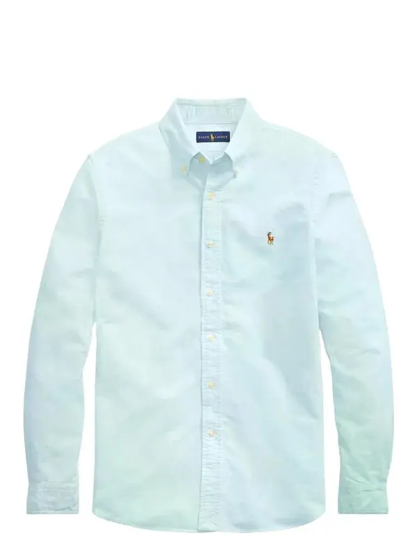 Polo Ralph Lauren Pony-embroidered Button-down Shirt - Blue