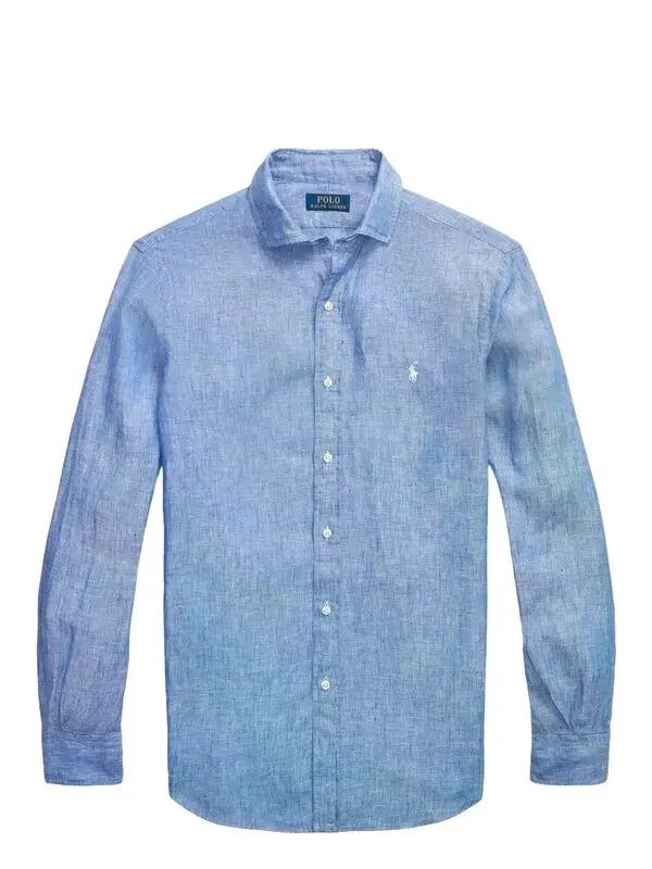 Polo Ralph Lauren Logo-embroidered Button-down Shirt - Blue