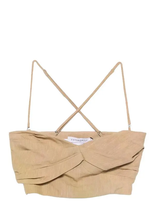 Viktor & Rolf Cropped Top - Neutrals