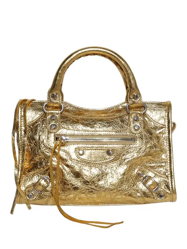 Balenciaga Le City Mini Bag - Gold