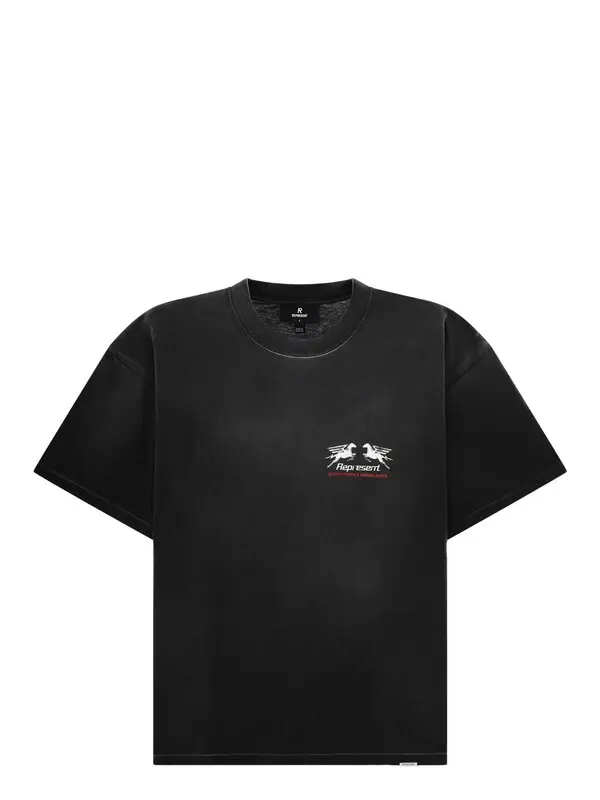 REPRESENT T-shirt Con Stampa "24 Hour Service - Black