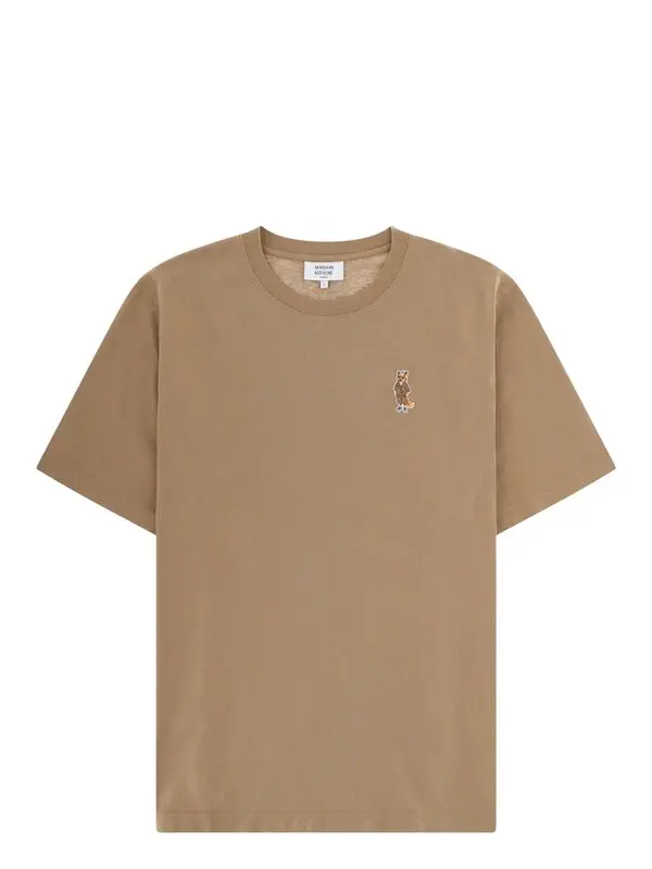 Maison Kitsuné T-shirt "dressed Fox - Beige