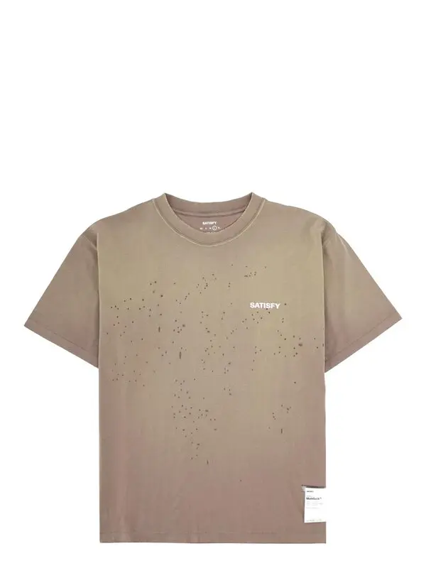 Satisfy T-shirt Con Logo - Beige