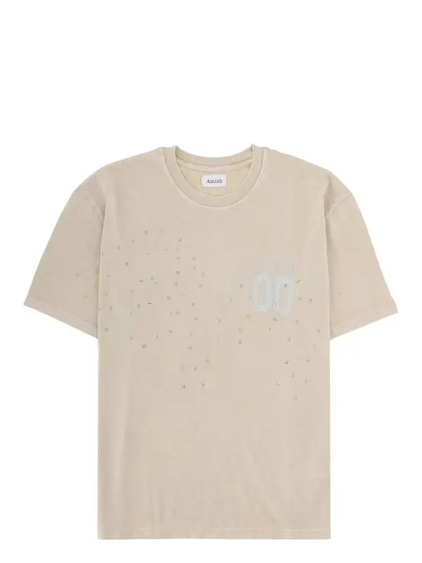 AMISH SUPPLIES T-shirt Con Logo - Beige