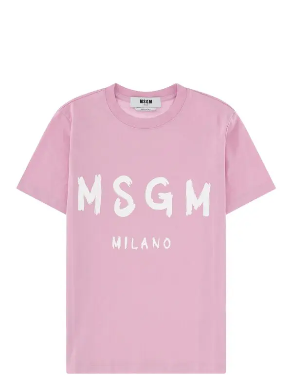MSGM Logo T-shirt - Pink