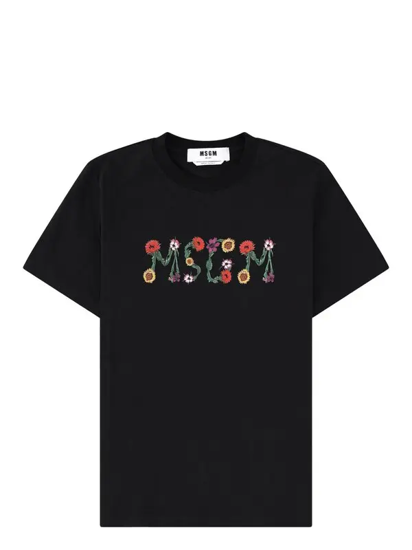 MSGM Logo T-shirt - Black