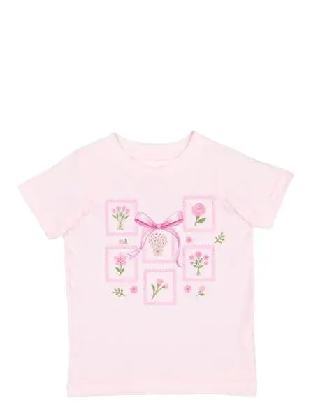 SWEET WINK Short Sleeve Graphic T-shirt - Ballet Pink