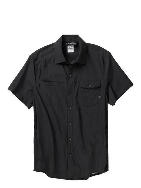 COALATREE Switchback Short-sleeve Shirt - Black