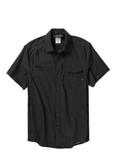 COALATREE Switchback Short-sleeve Shirt - Black