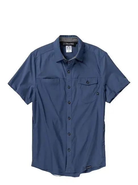COALATREE Switchback Short-sleeve Shirt - Blue
