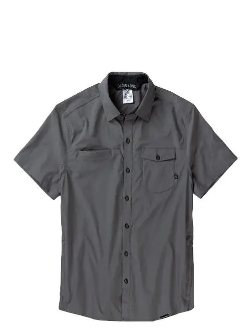 COALATREE Switchback Short-sleeve Shirt - Gray