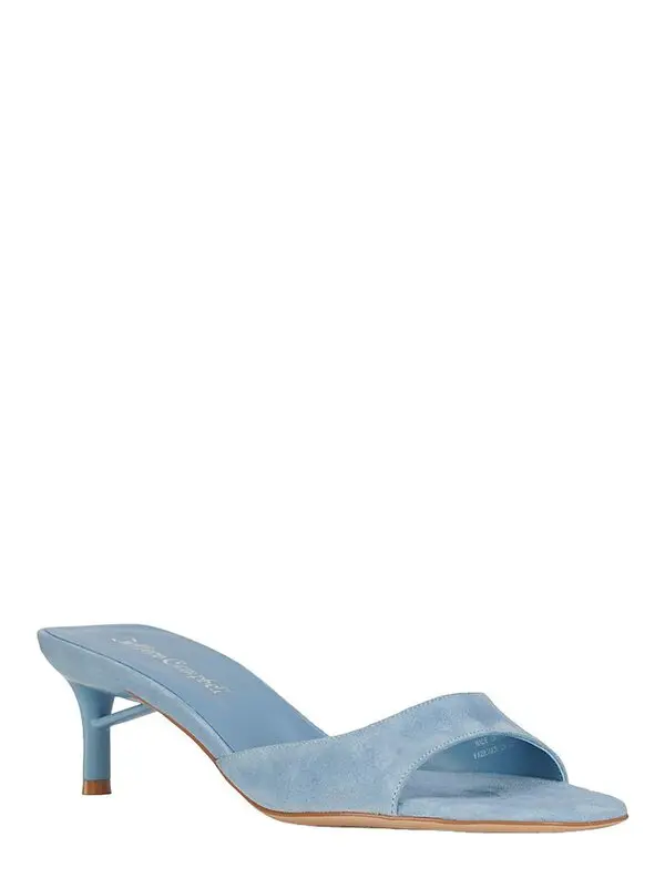 Jeffrey Campbell Cocoa Mules - Dusty Blue Suede