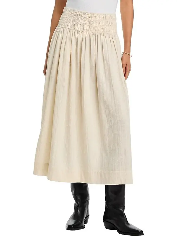 The Great. The Viola Skirt - Natural