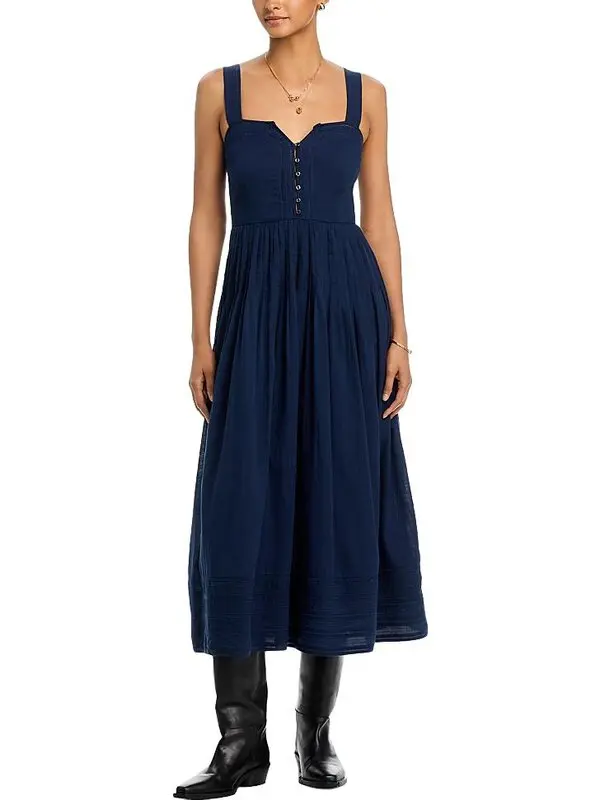 The Great. The Day Break Dress - Navy