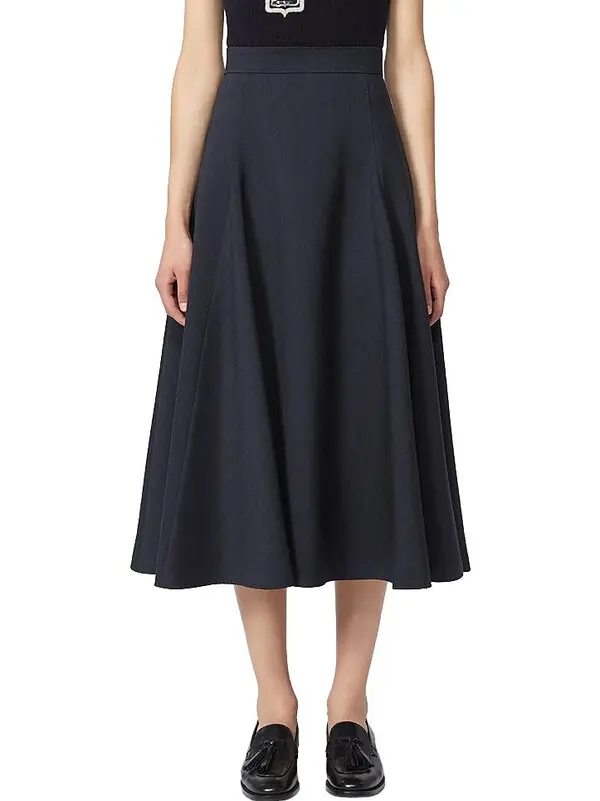Max Mara Whisky Midi Skirt - Ultramarine