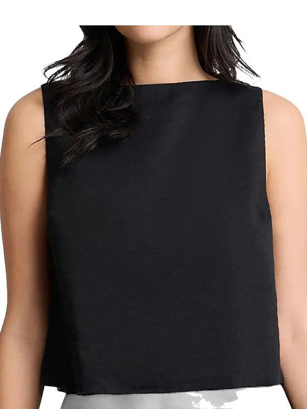 Onia Boatneck Shell Top - Black