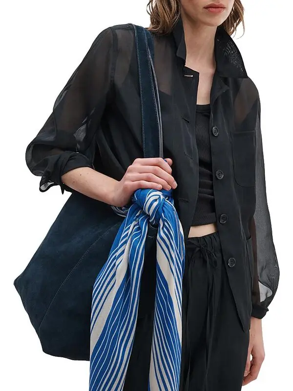 Rag & Bone Jolene Organza Jacket - Black