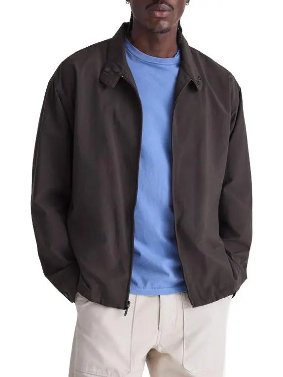 Madewell Nylon Harrington Jacket - Dark Brown