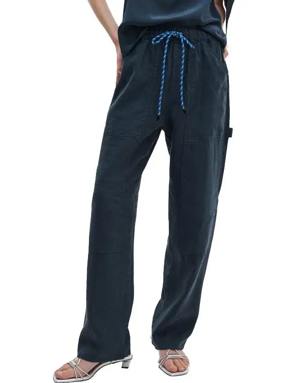 Rag & Bone Atlas Linen Carpenter Pants - Sal