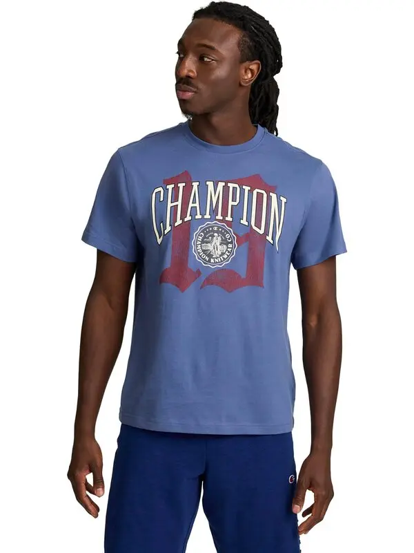 Champion Modern Retro Gothic '19 T-shirt, C Logo - Coastal Fjord