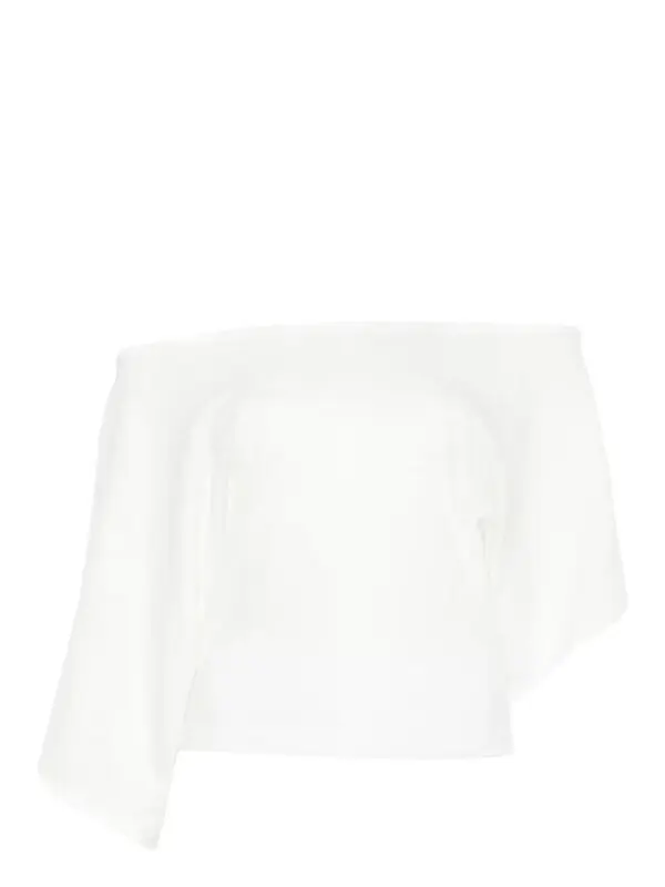 MISBHV Draped Top - White