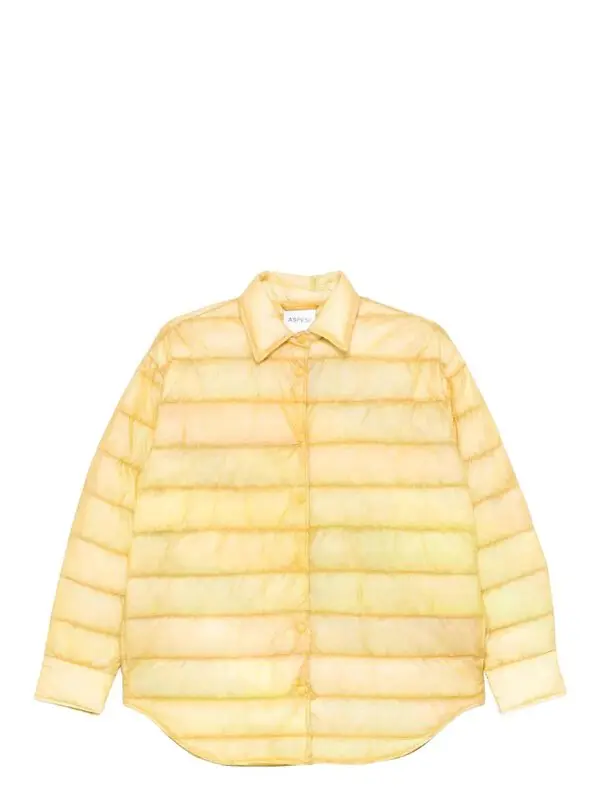Aspesi Zinzula Quilted Jacket - Yellow