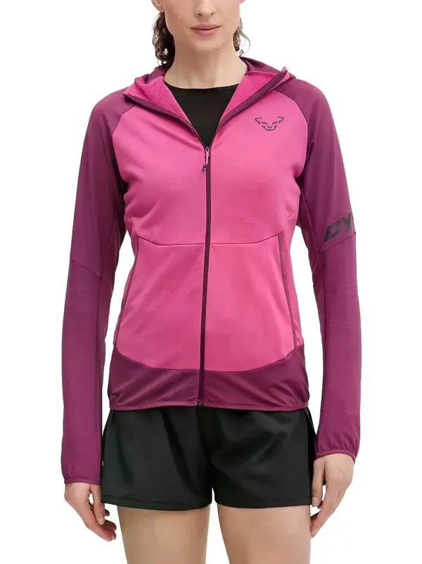 DYNAFIT Transalper Light Polartec Logo-print Hooded Jacket - Pink