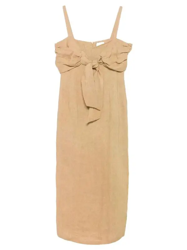 Marella Vicario Sleeveless Midi Dress - Neutrals