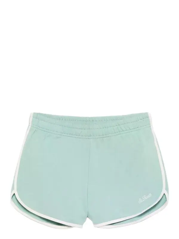 MC2 SAINT BARTH Logo-embroidered Shorts - Green