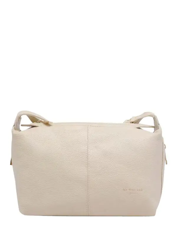 MY BEST BAG FIRENZE Shelly Leather Shoulder Bag - Neutrals