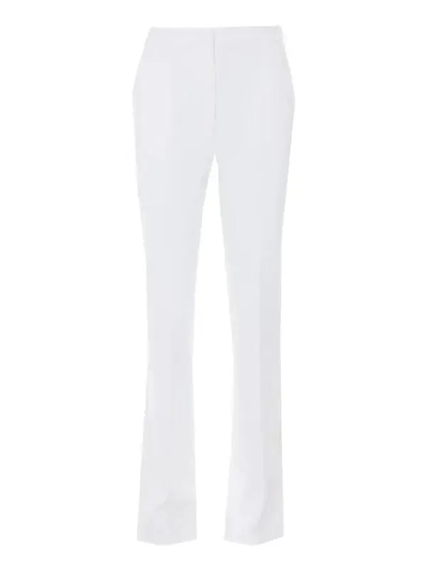 Patrizia Pepe Straight-leg Trousers - White