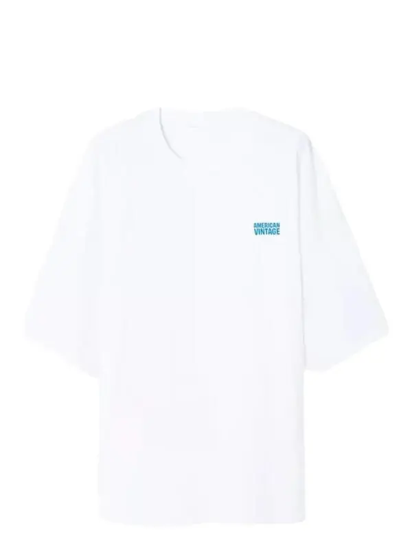 American Vintage Logo-print Gixy T-shirt - White