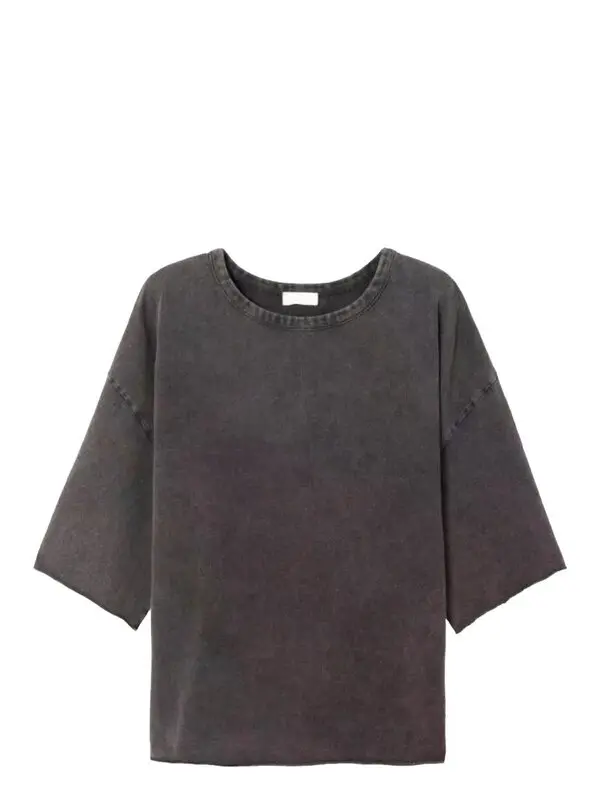 American Vintage Afoma Raw-edge T-shirt - Grey