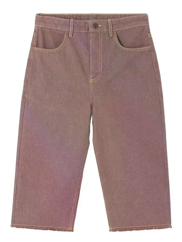 American Vintage Grezbay Denim Shorts - Brown