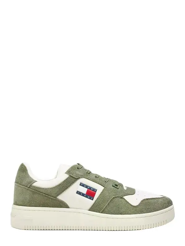 Tommy Hilfiger Logo-patch Sneakers - Green