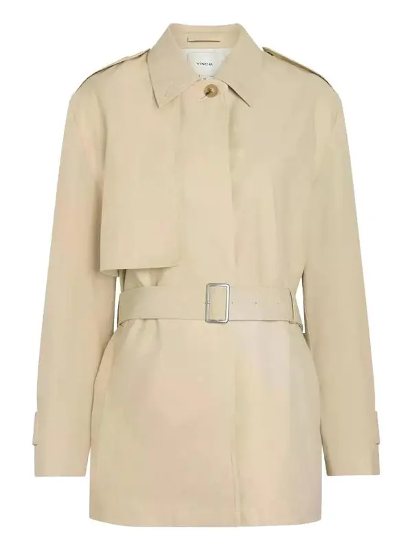 Vince Belted Trench Coat - Neutrals