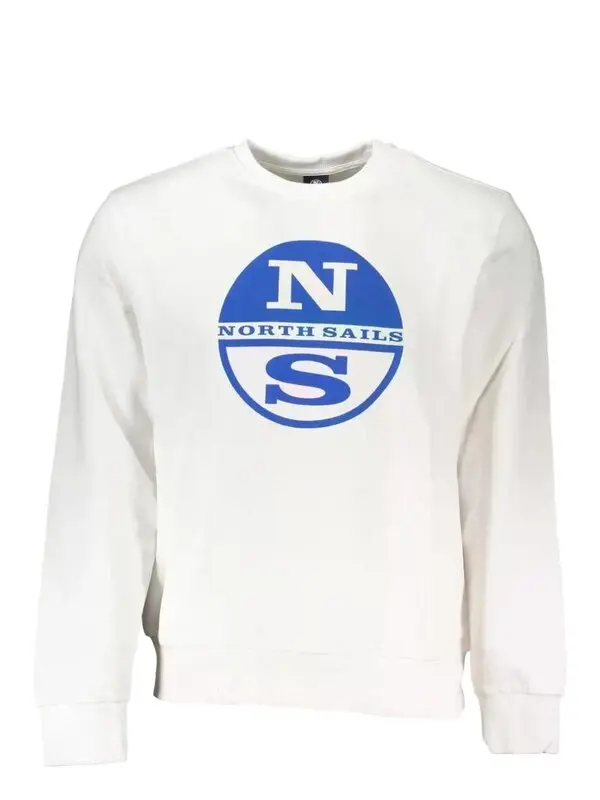 NORTH SAILS Logo-print Cotton Sweater - White