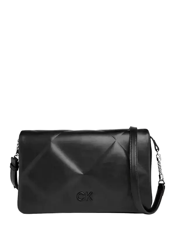 Calvin Klein Quilted Chain-strap Shoulder Bag - Black