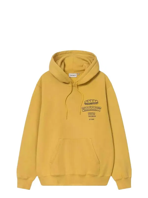 Carhartt Work In Progress Graphic-print Hoodie - Yellow