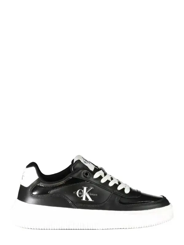 Calvin Klein Logo-patch Sneakers - Black