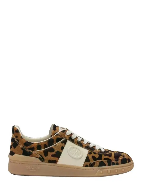 Valentino Garavani Leopard-print Upvillage Sneakers - Brown