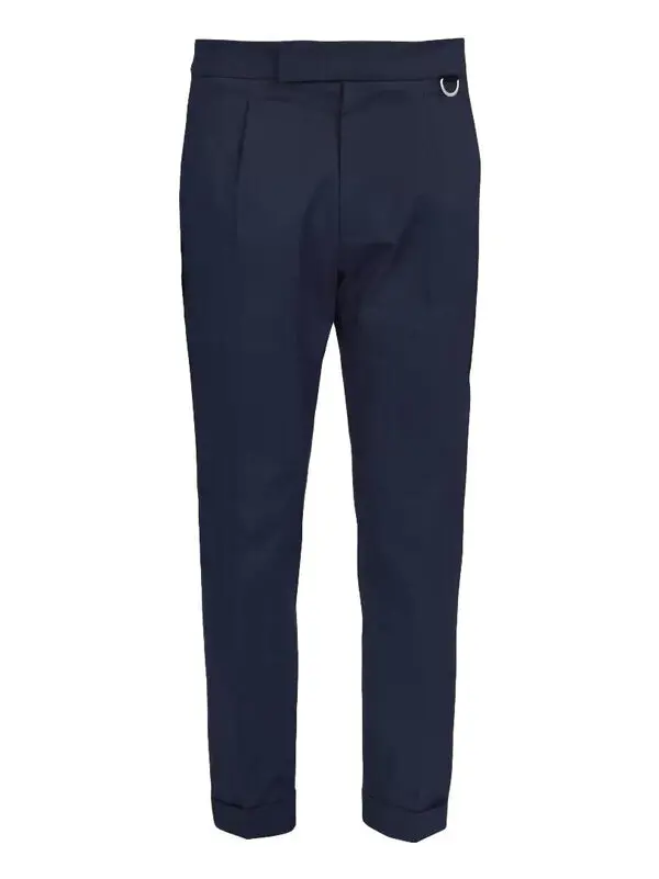LOW BRAND Riviera Pleated Trousers - Blue