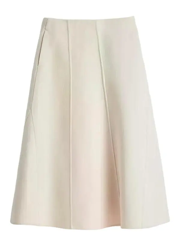 JIL SANDER X Moncler Panelled A-line Skirt - White