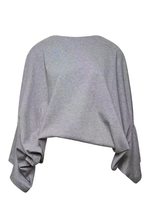Stella McCartney Draped Long-sleeve T-shirt - Grey