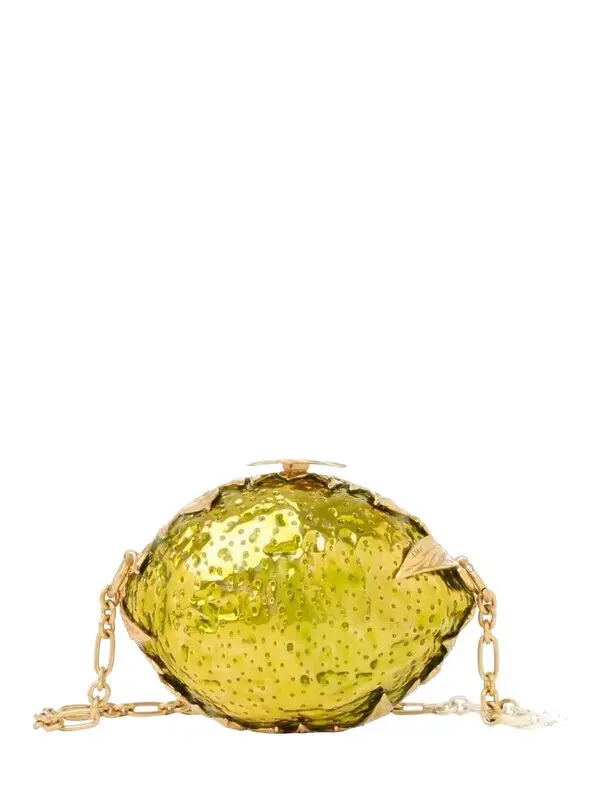 Chloé Leaf-embellished Chain-strap Cross Body Bag - Yellow