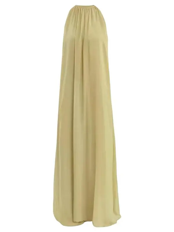 LA COLLECTION Dawn Halterneck Maxi Dress - Yellow