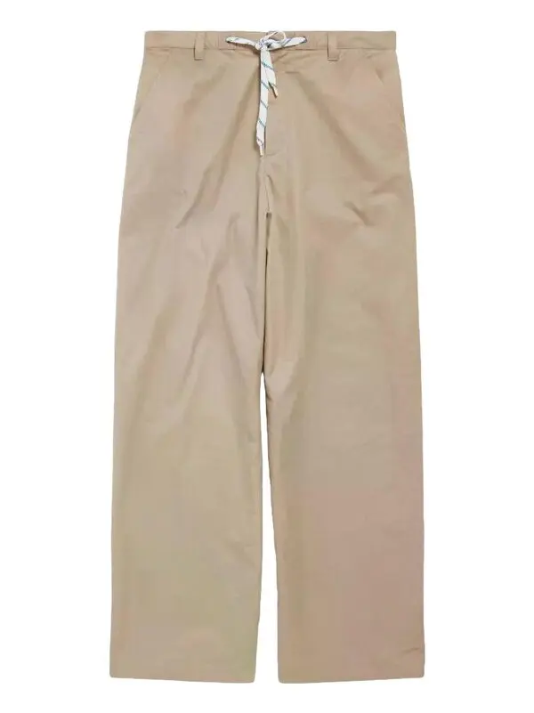 Balenciaga Drawstring-waist Trousers - Neutrals