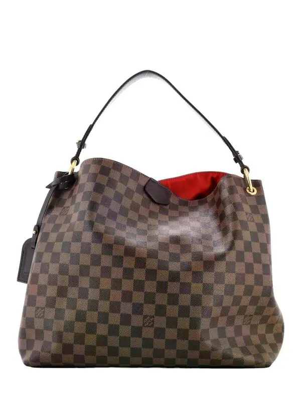 LOUIS VUITTON Graceful Damier Mm Hobo Bag - Brown
